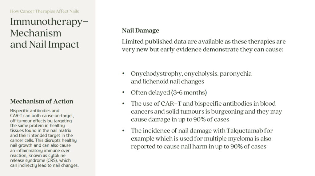 Immunotherapy Mechanism and Nail Impact - Polybalm