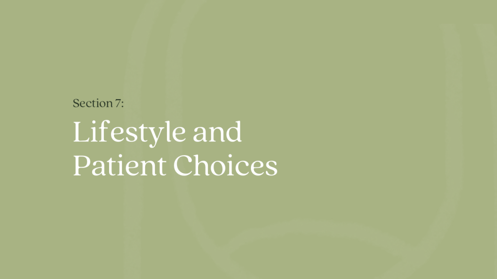 Lifestyle and Patient Choices - Polybalm